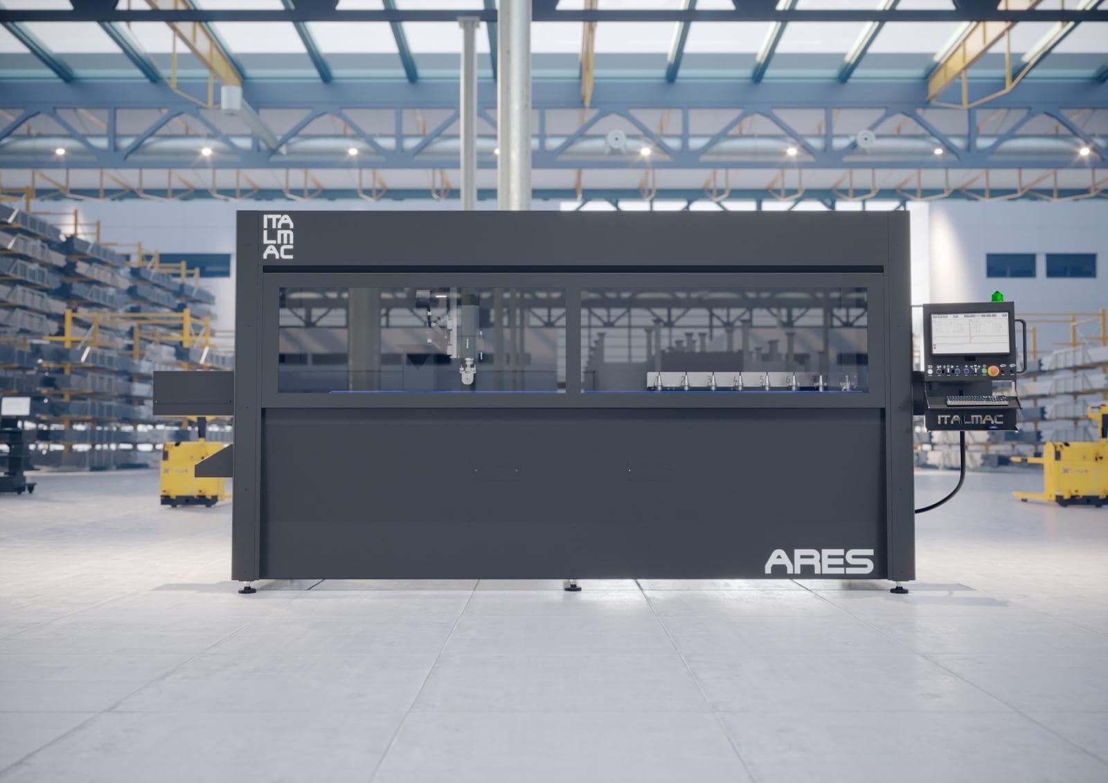 Frezarka do profili aluminiowych Ares 3 osiowe CNC - profili ...